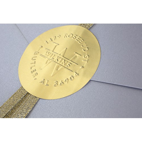 EMBOSSING GOLD LABELS - EZ STAMP